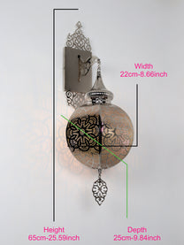 Moroccan Style Wall Lights Turkish Lamp Sconce – Karavan: Treasures ...